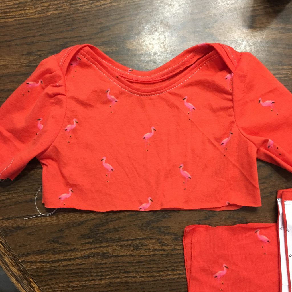 Turning your Onesie into a Dress - Mamma Can Do It Sewing Blog