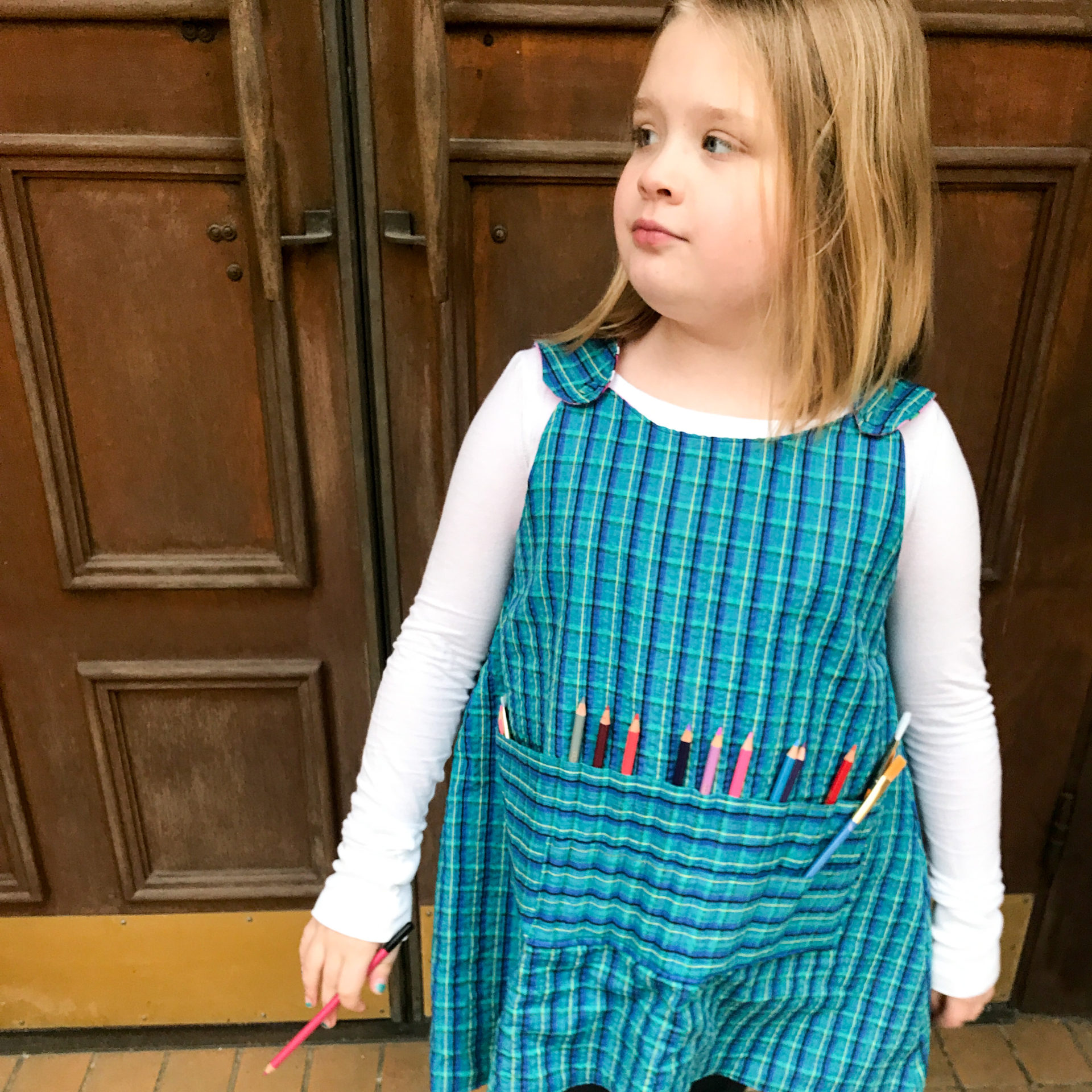 Girl's Jumper Pocket Hacks - Mamma Can Do It Sewing Blog