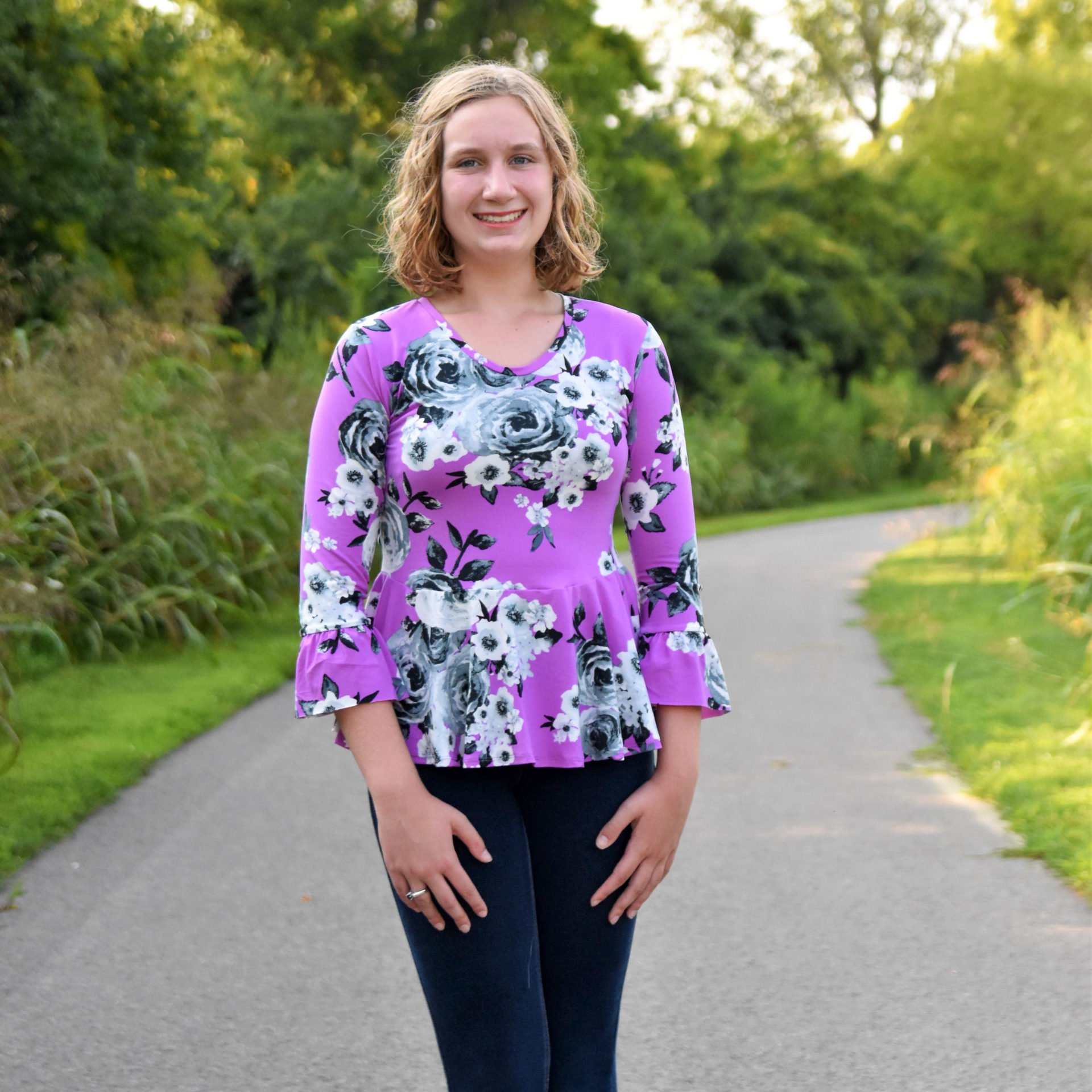 Relaxed Peplum Top Sew-a-Long - Mamma Can Do It Sewing Blog