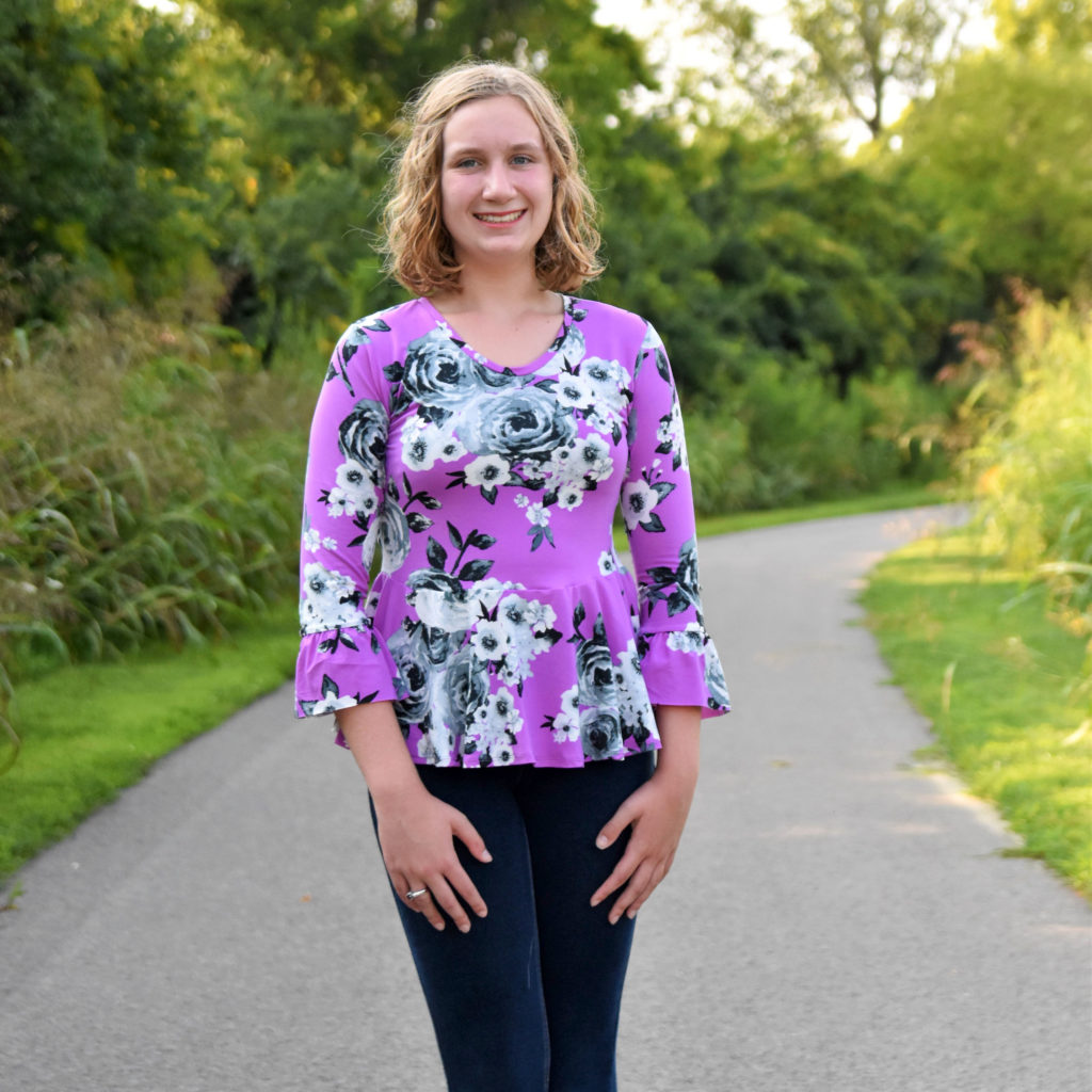 Relaxed Peplum Top Sew-a-Long - Mamma Can Do It Sewing Blog