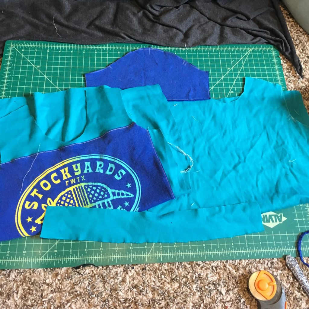Upcycle T-Shirt Memory Shirt - Mamma Can Do It Sewing Blog