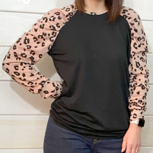 Gathered Raglan Sleeve Pattern Hack - Mamma Can Do It Sewing Blog