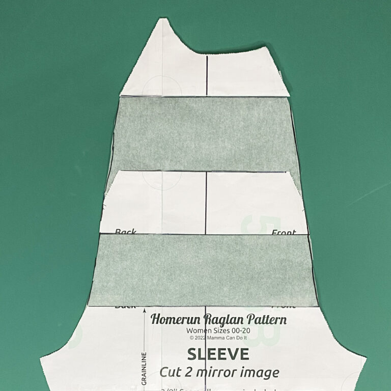 Gathered Raglan Sleeve Pattern Hack - Mamma Can Do It Sewing Blog