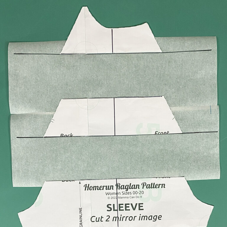 Gathered Raglan Sleeve Pattern Hack - Mamma Can Do It Sewing Blog