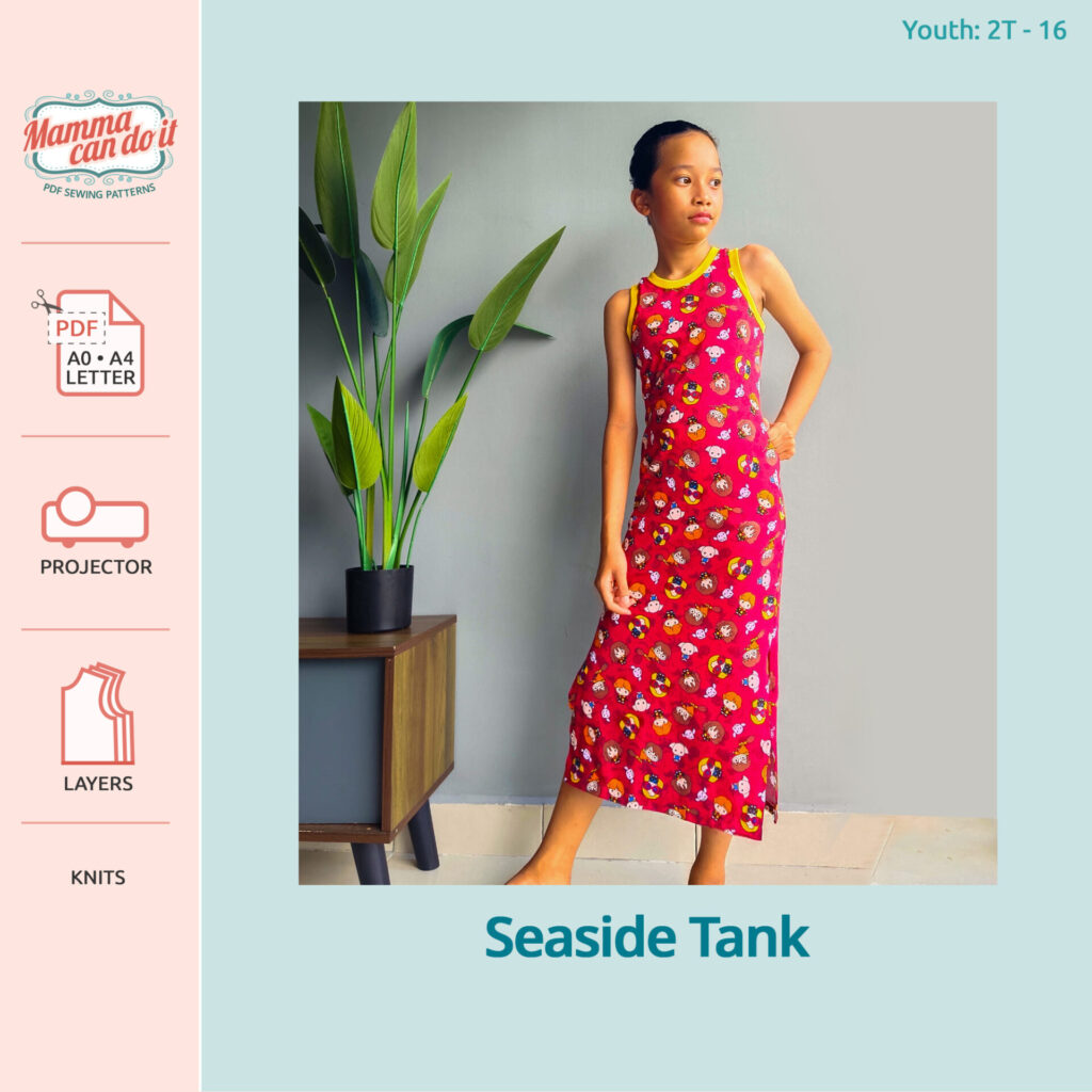 New Pattern Release :: Seaside Tank - Mamma Can Do It Sewing Blog