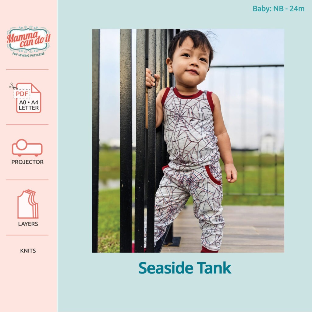 New Pattern Release :: Seaside Tank - Mamma Can Do It Sewing Blog