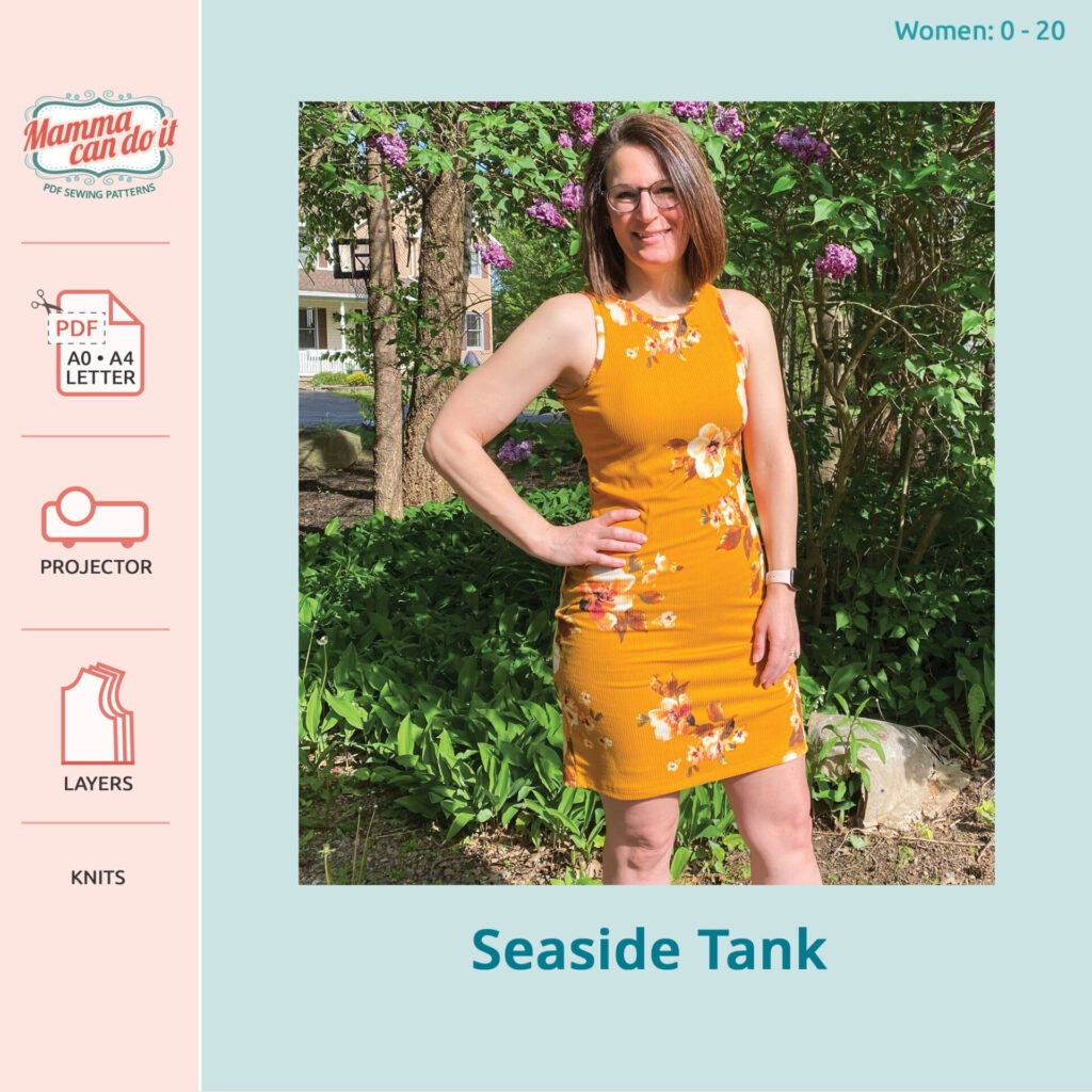 New Pattern Release :: Seaside Tank - Mamma Can Do It Sewing Blog