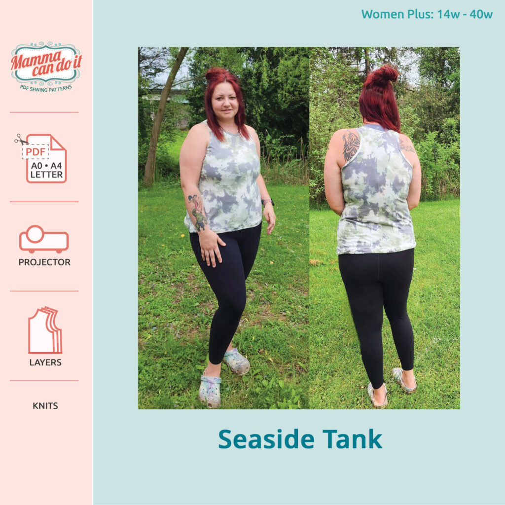 New Pattern Release :: Seaside Tank - Mamma Can Do It Sewing Blog